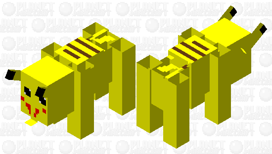 Pikachu Minecraft Mob Skin