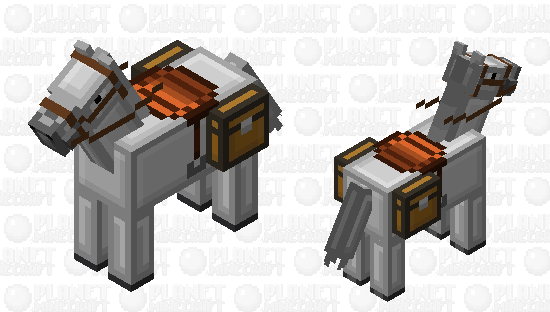 Simplistic White Horse Minecraft Mob Skin