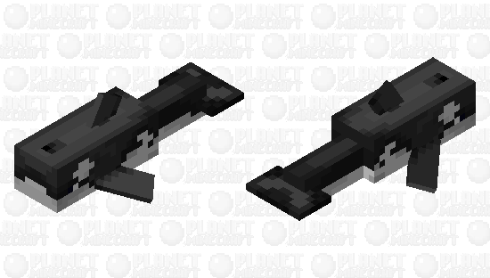 Grey orca Minecraft Mob Skin