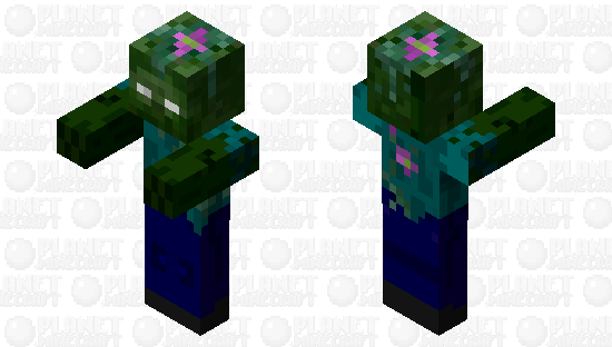 Swamp zombie ( java ) Minecraft Mob Skin