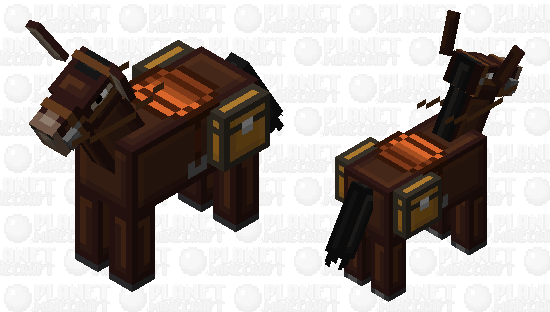 Simplistic Mule Minecraft Mob Skin