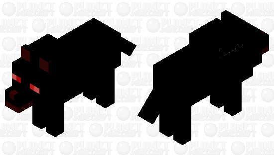 Demon wolf Minecraft Mob Skin