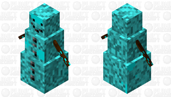 Frozen snowman Minecraft Mob Skin