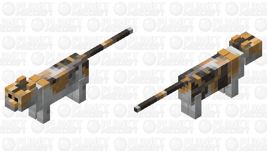 cat calico Minecraft Mob Skin