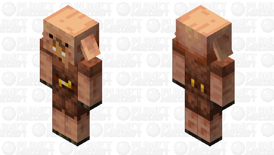 a kid in a piglin costume. Minecraft Mob Skin