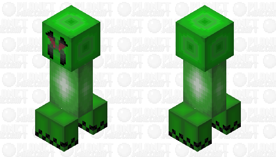 more realistic creeper Minecraft Mob Skin