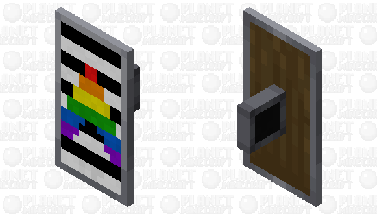 Ally Pride Shield Minecraft Mob Skin