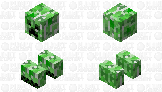 Feet and head creeper Minecraft Mob Skin