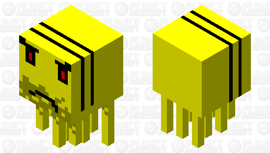 Mutant Bee Minecraft Mob Skin