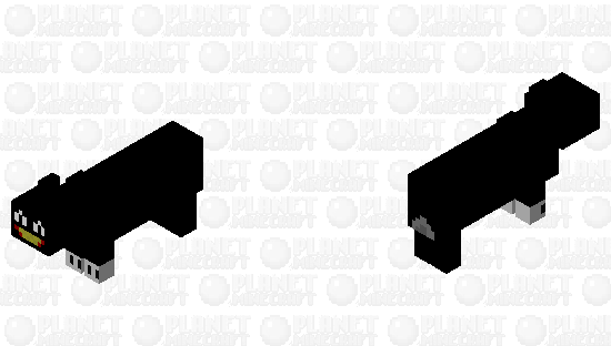 Cartoon Cat Minecraft Mob Skin