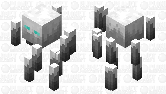 Snow Blaze Texture Minecraft Mob Skin
