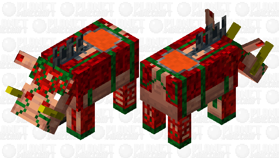 Elite Hoglin Minecraft Mob Skin