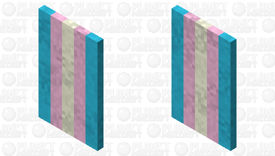 Transgender cape Flag Minecraft Mob Skin