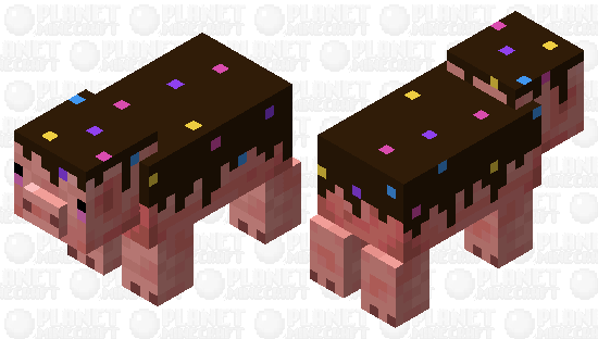 Food Collection - Fudge Piggie Minecraft Mob Skin