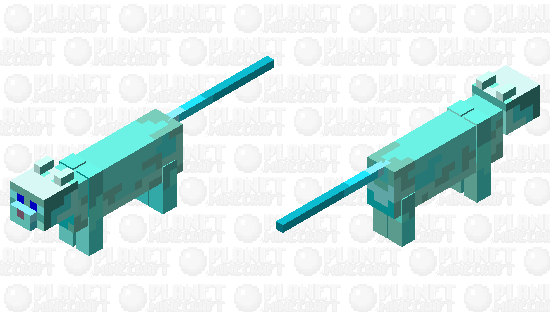 Diamond Cat Minecraft Mob Skin
