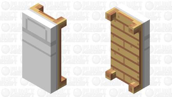 Simple White Bed Minecraft Mob Skin