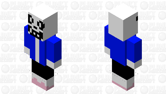 Sans undertale Minecraft Mob Skin
