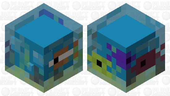Underwater slime Minecraft Mob Skin