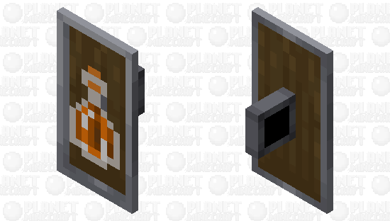 Fire Resistance Shield Minecraft Mob Skin