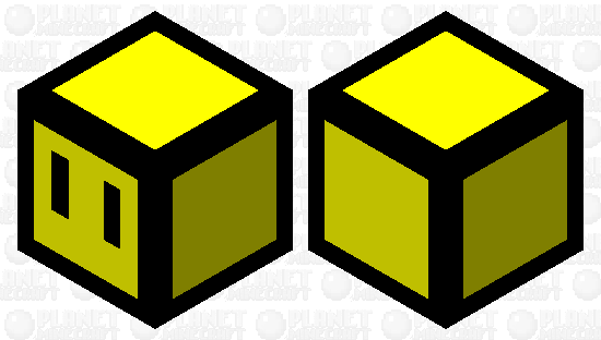 Slime As A Yellow Head Minecraft Mob Skin