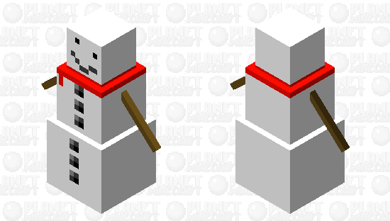Frosty Snowman Minecraft Mob Skin