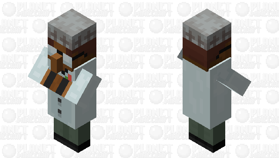 npc scientist 4 Minecraft Mob Skin