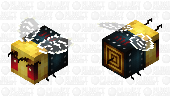 Rocker bee Minecraft Mob Skin