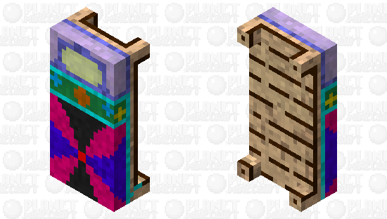 Colorfull Bed Minecraft Mob Skin