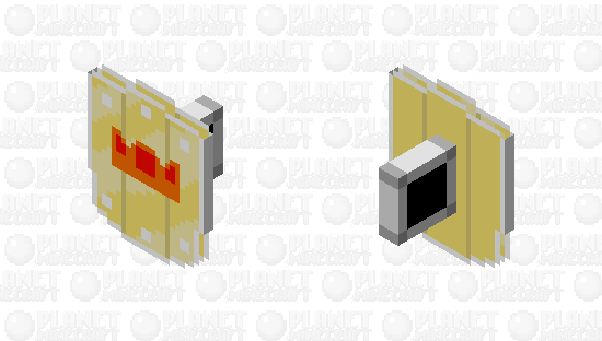 golden royale shiled (king's shield) Minecraft Mob Skin
