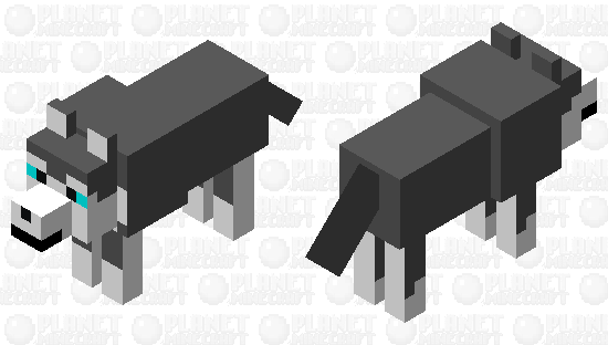 husky Minecraft Mob Skin