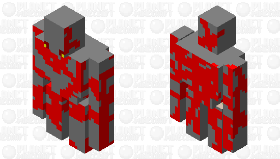 Redstone golem Minecraft Mob Skin