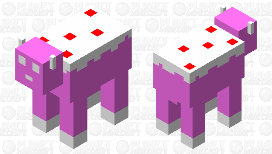 Cow (Pink Simplicity) Minecraft Mob Skin