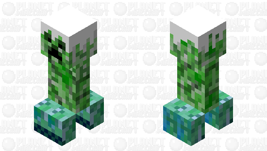 Frozen creeper Minecraft Mob Skin