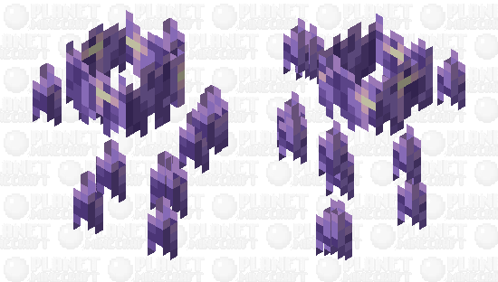 The Hovering Crystalline ( Amethyst Blaze ) Minecraft Mob Skin