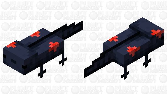 Red salamander Minecraft Mob Skin