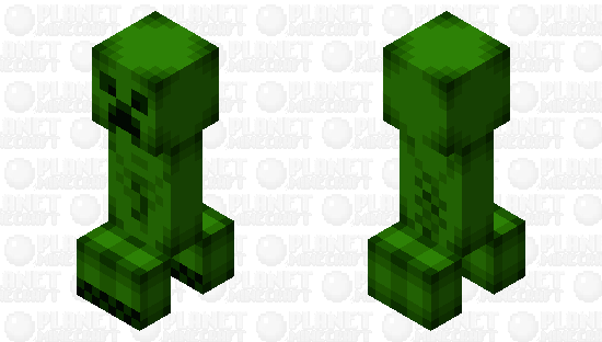 JAPPA Styled Creeper Minecraft Mob Skin