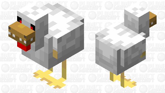 Revenge of the poultry Minecraft Mob Skin