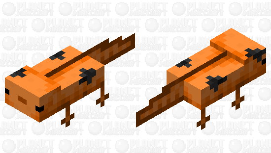 Fire salamander Minecraft Mob Skin