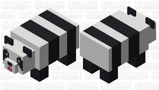 panda Minecraft Mob Skin