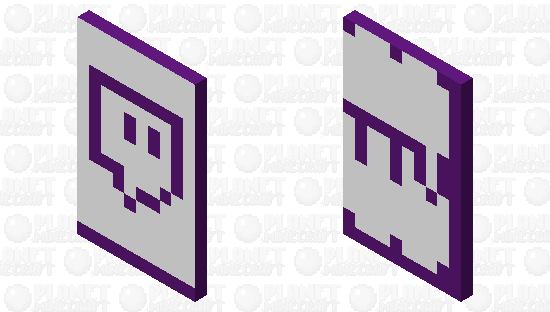 Twitch Cape Minecraft Mob Skin