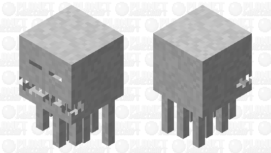 Skeletal Ghast Minecraft Mob Skin