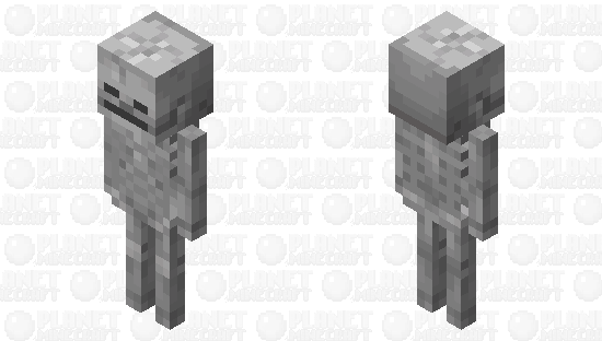 Skeleton but no rib cage Minecraft Mob Skin