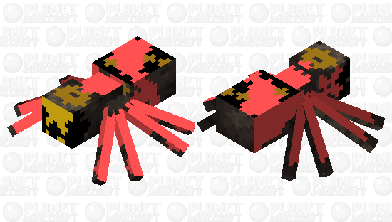 Molting Spider Minecraft Mob Skin