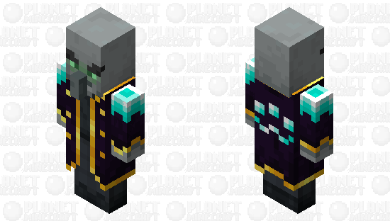 The Evoker (Retexture) (Illager Boss?) Minecraft Mob Skin