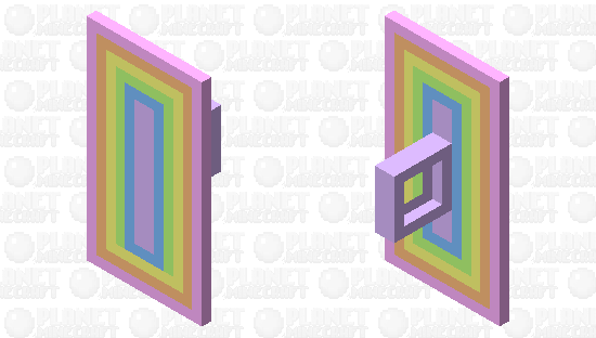 Rainbow shield Minecraft Mob Skin