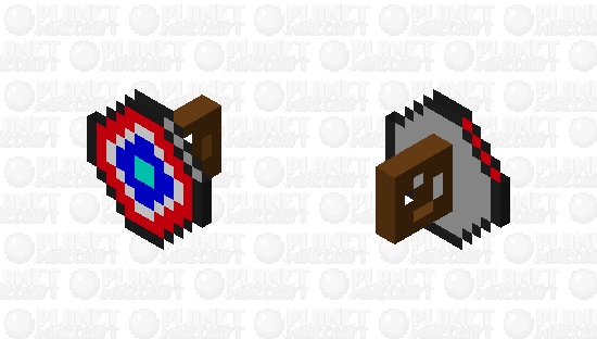 Captain America's Wakandan Shield Minecraft Mob Skin