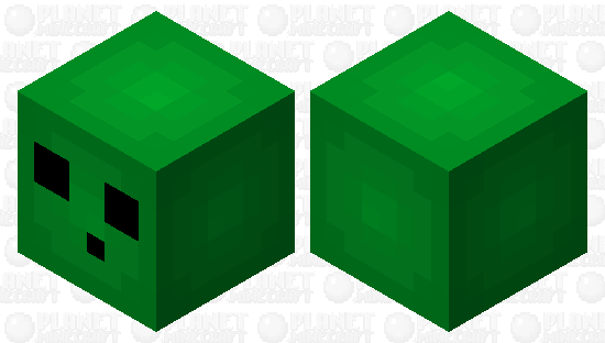 Non-translucent Slime Minecraft Mob Skin