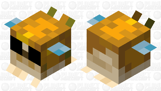 Cute Happy Pufferfish (Medium) Minecraft Mob Skin