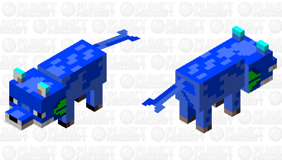 aquatic fox Minecraft Mob Skin