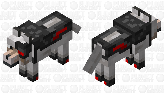 Cybertronic Dog Minecraft Mob Skin